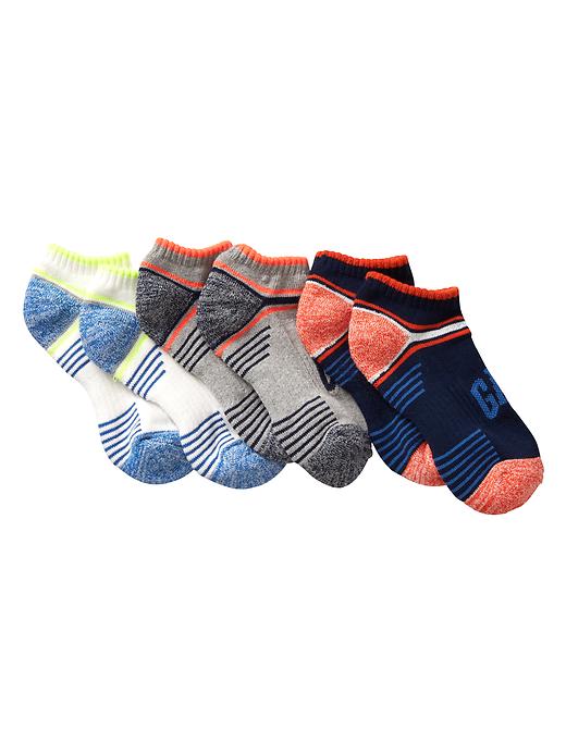 Factory colorblock athletic ankle socks (3-pack) | Gap Factory
