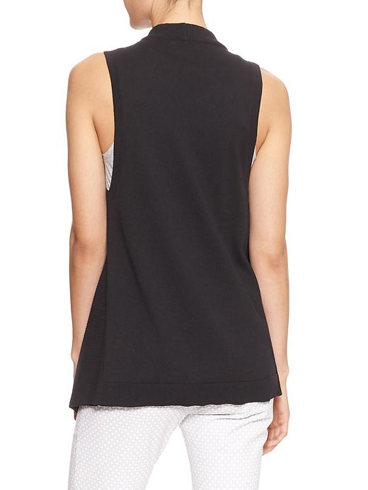 Factory ribbed open-front vest | Gap Factory