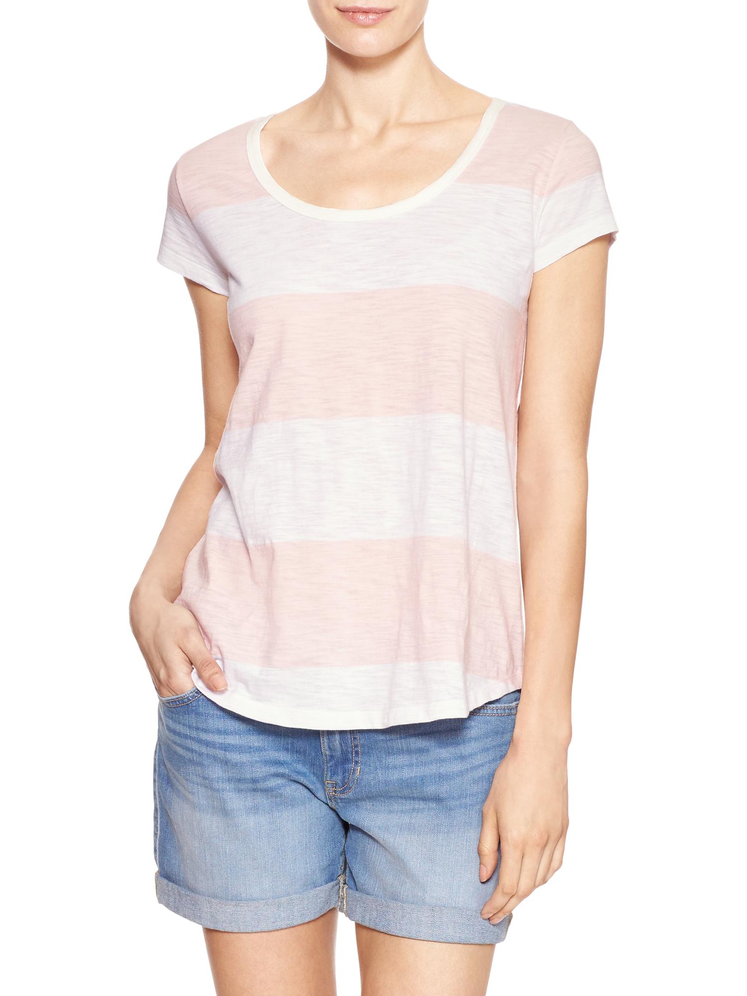 Factory easy keyhole scoopneck tee | Gap Factory