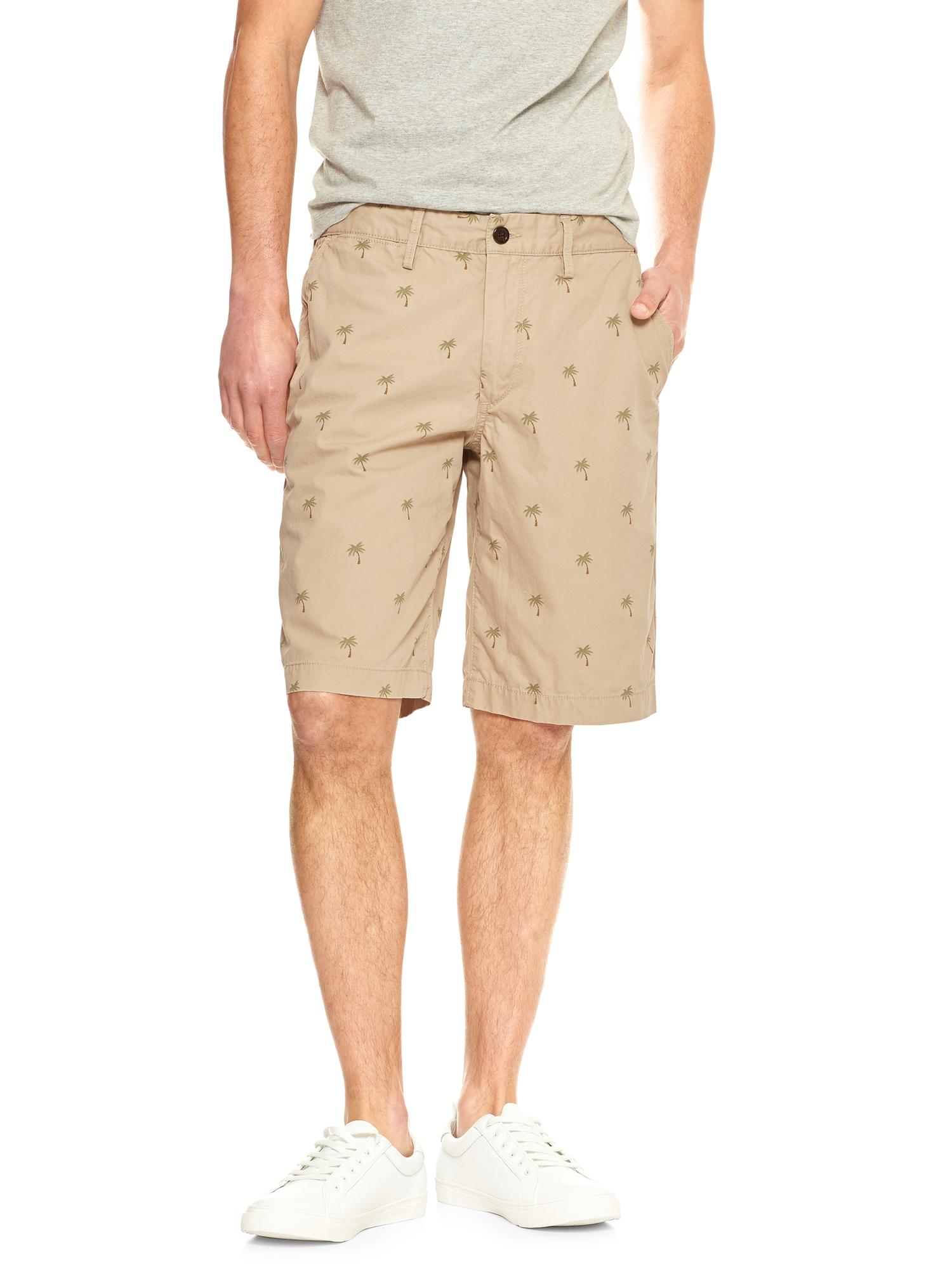 Factory lived in print flat front shorts (11") | Gap Factory