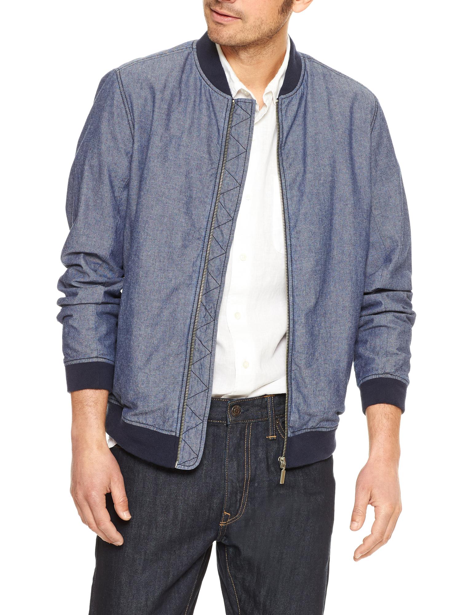 Chambray bomber | Gap Factory