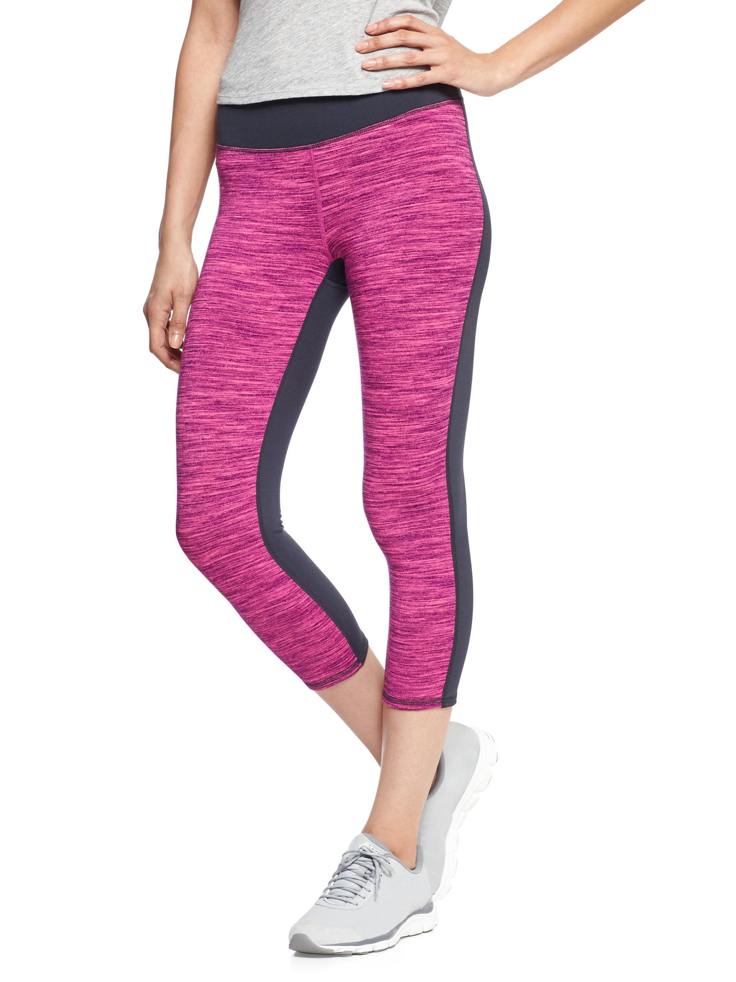 GapFit colorblock space-dye legging capris | Gap Factory