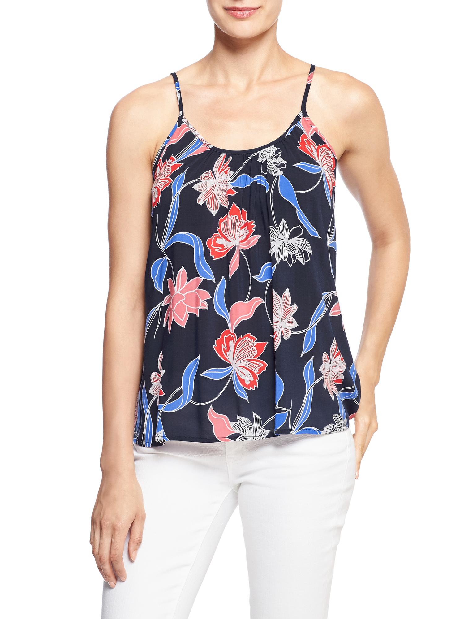 Factory shirred scoop cami | Gap Factory