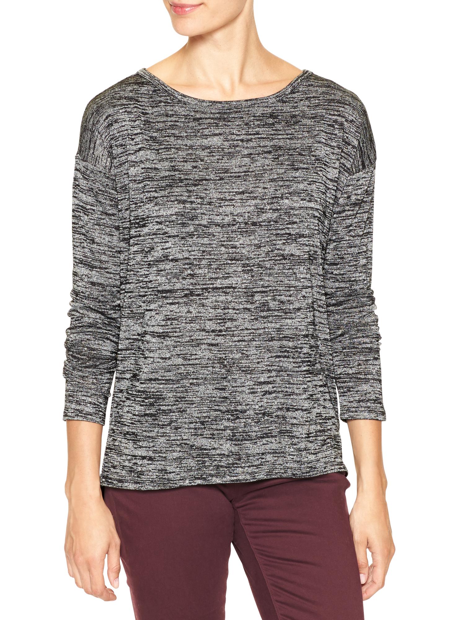 Softspun knit drop-shoulder tee | Gap Factory