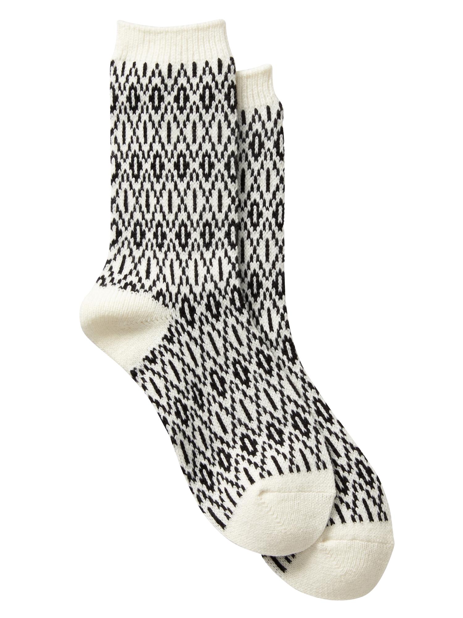Cozy geometric socks | Gap Factory