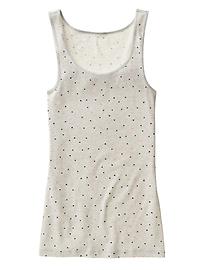 Print ribbed tank | Gap Factory