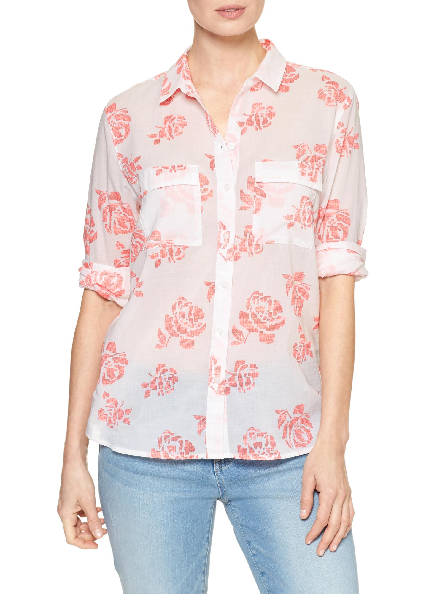 Utility boyfriend fit shirt | Gap Factory