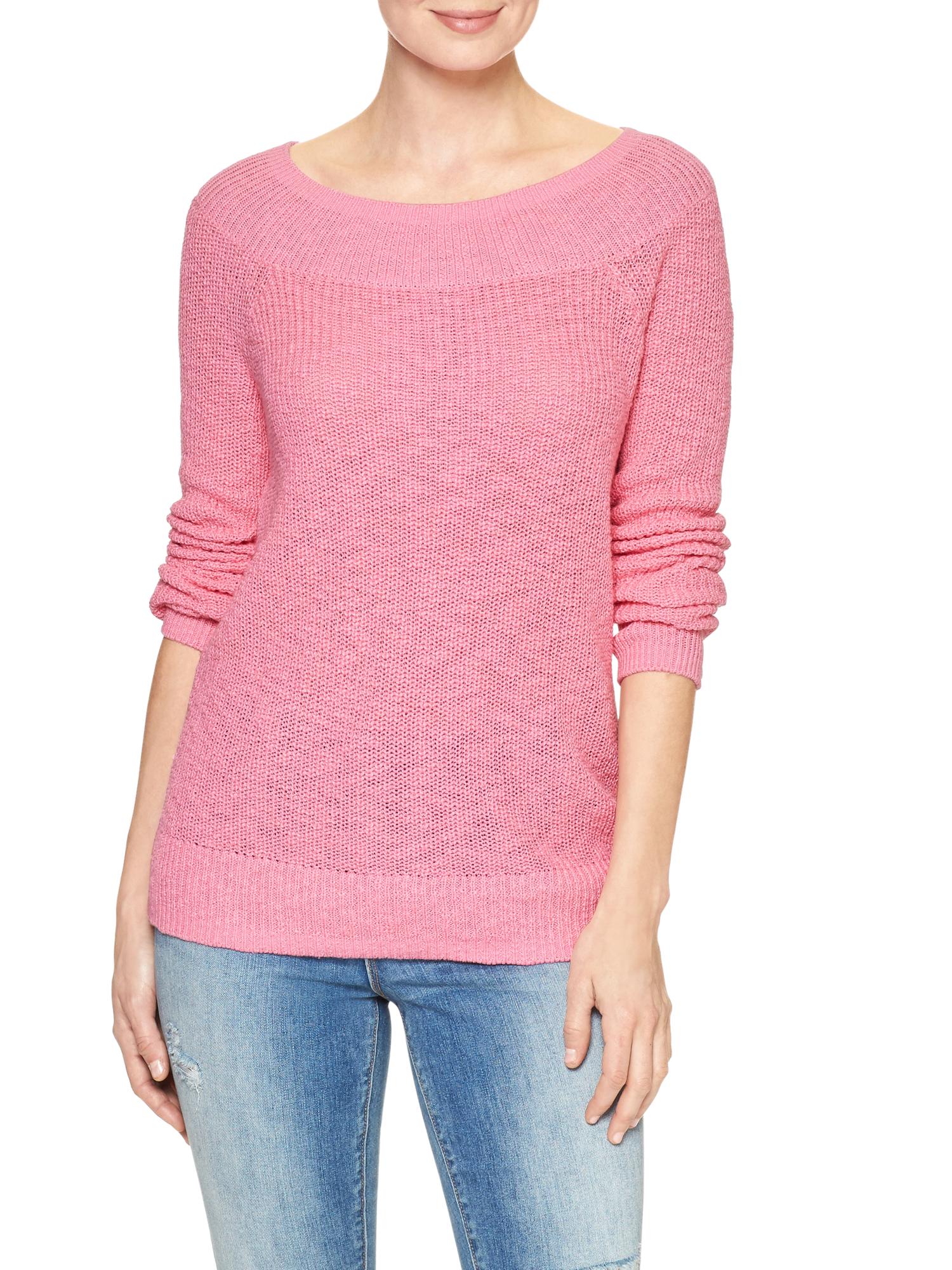 Slub off-shoulder sweater | Gap Factory