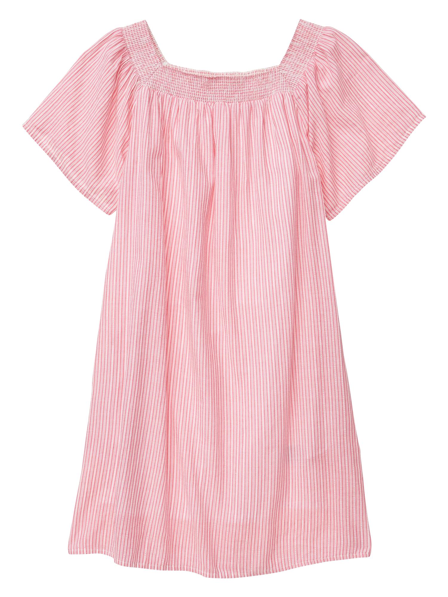 Stripe off-shoulder dress | Gap Factory