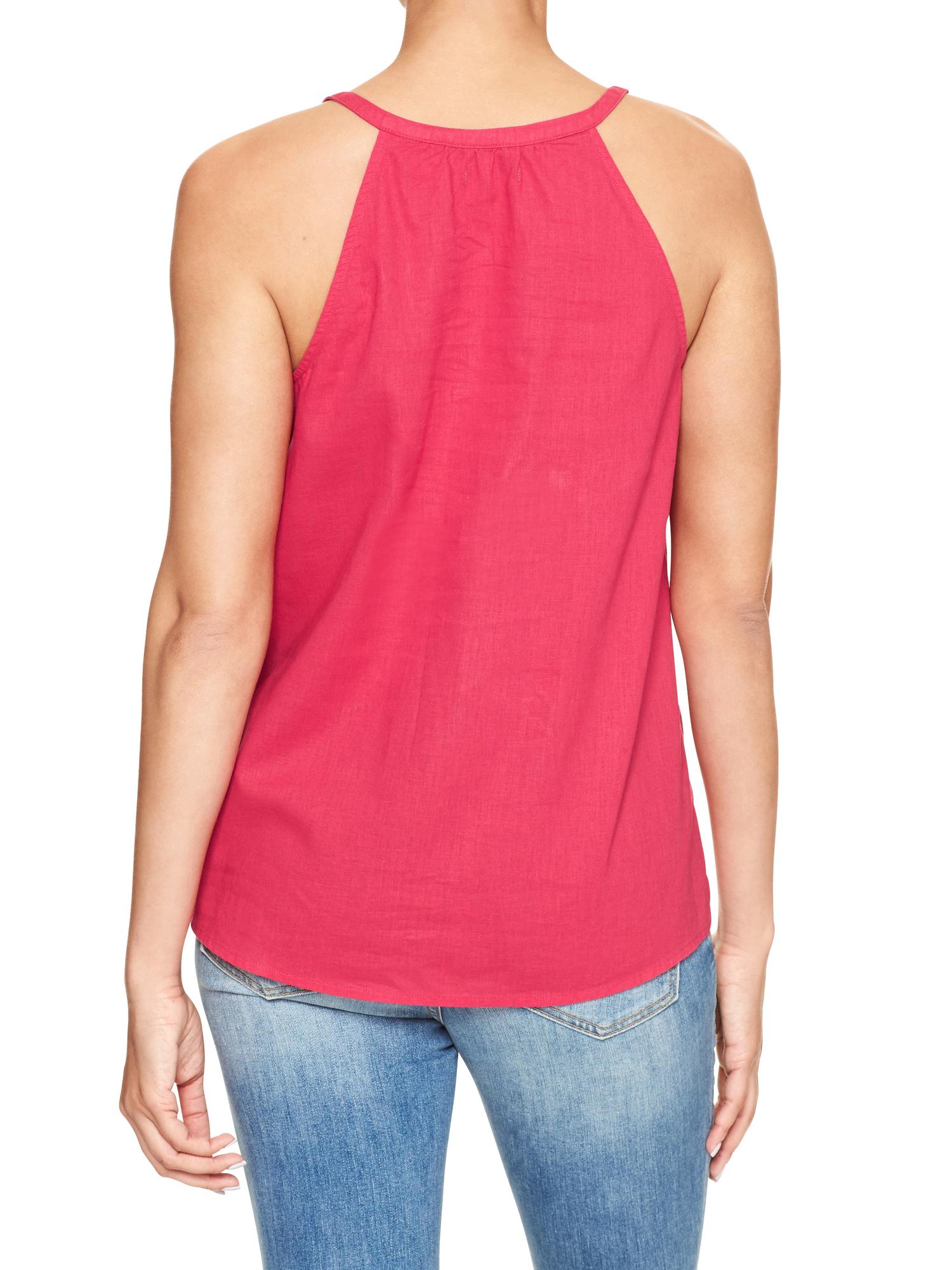 Split-neck halter tank | Gap Factory
