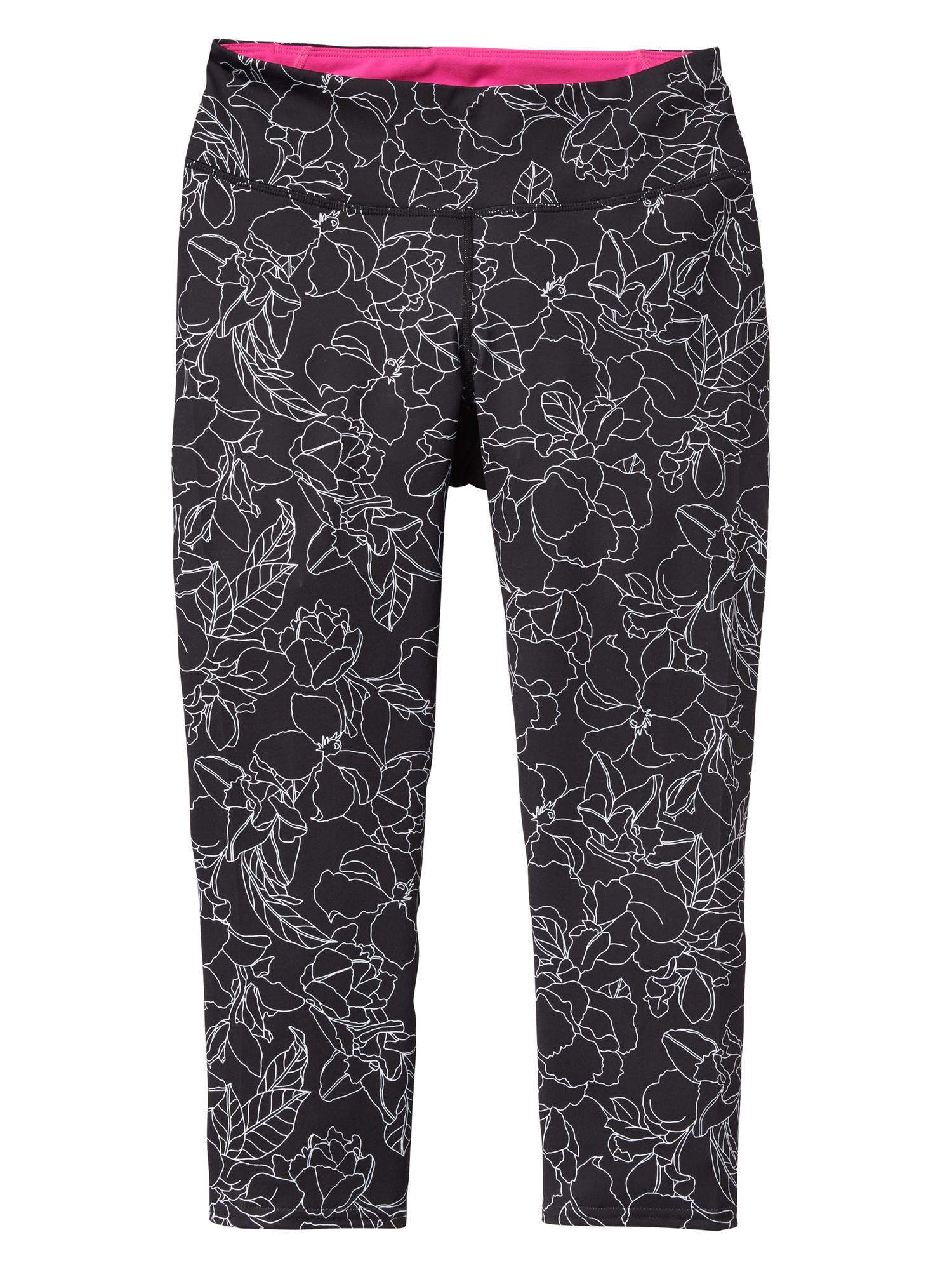 GapFit gfast print colorblock legging capris | Gap Factory