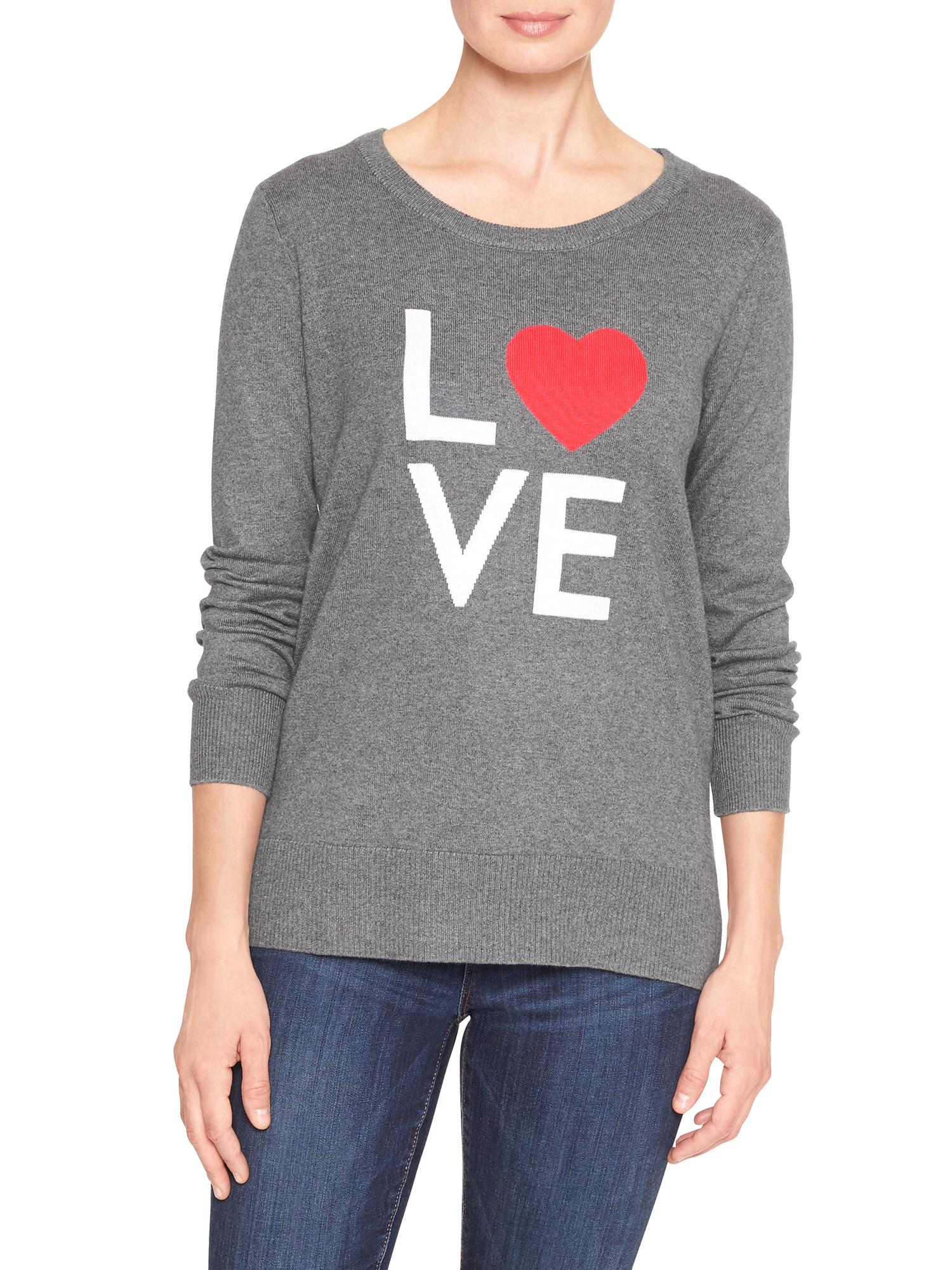 Intarsia love sweater | Gap Factory