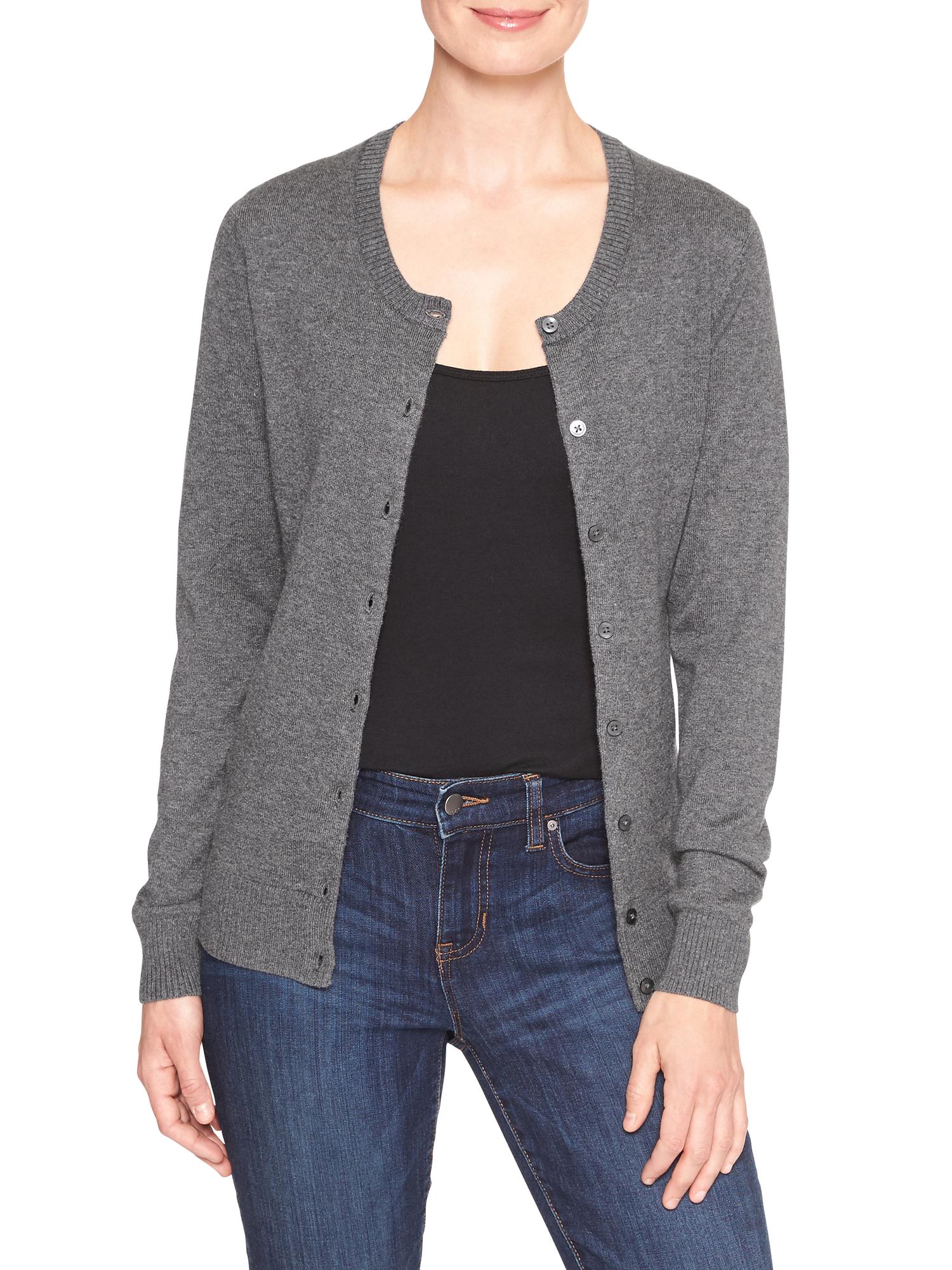 Crewneck cardigan | Gap Factory