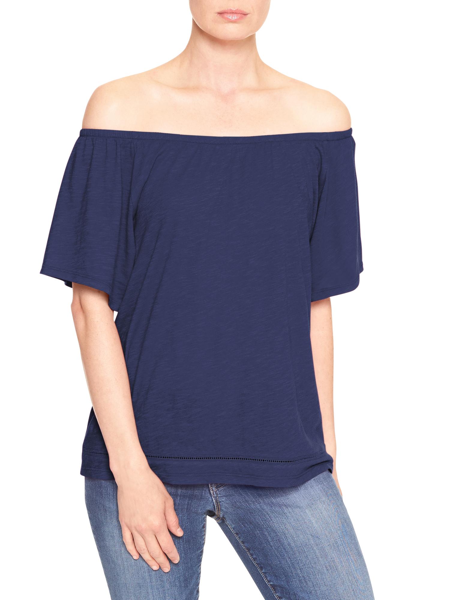 Off-shoulder tee | Gap Factory