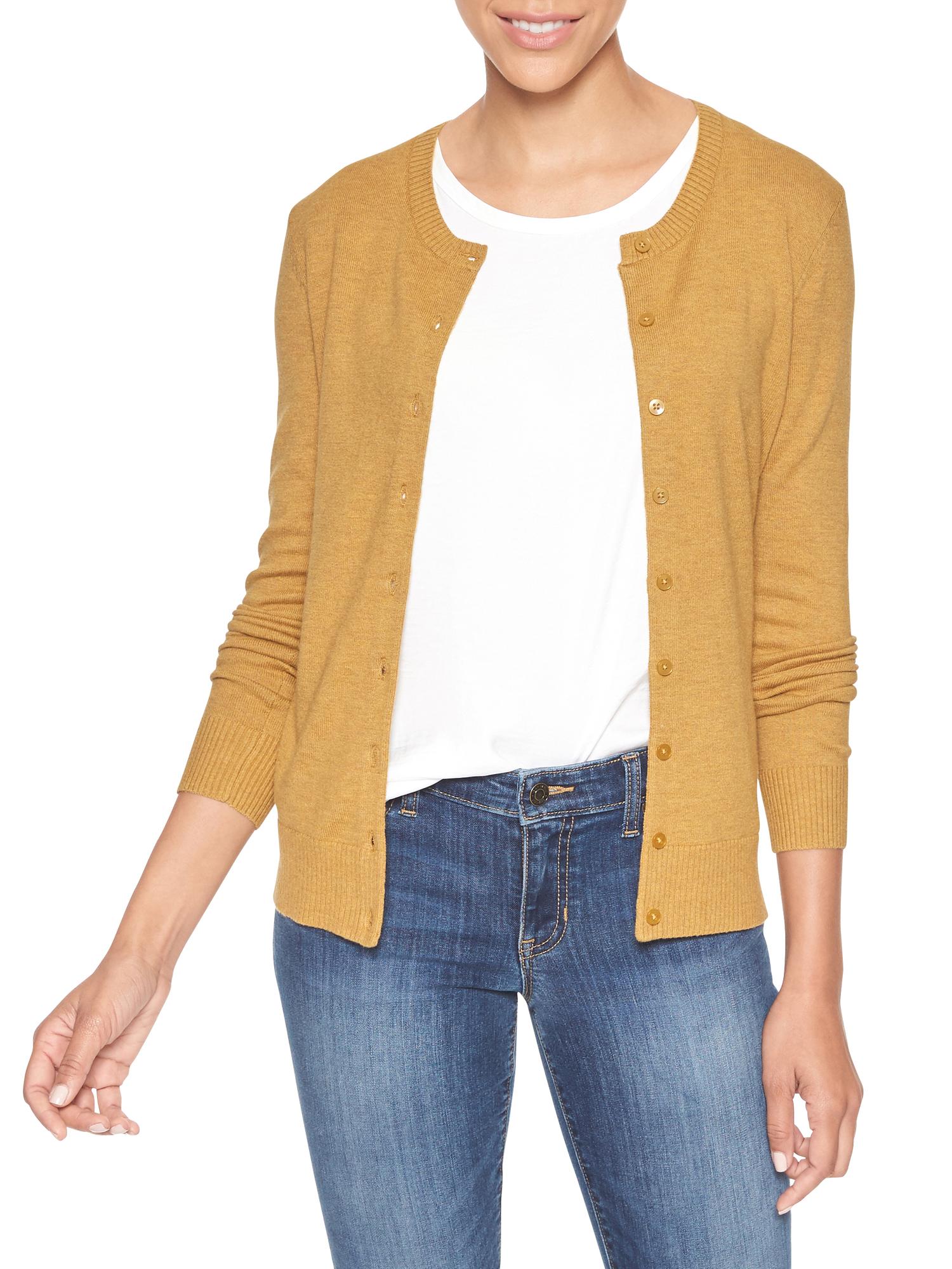 Crewneck cardigan | Gap Factory