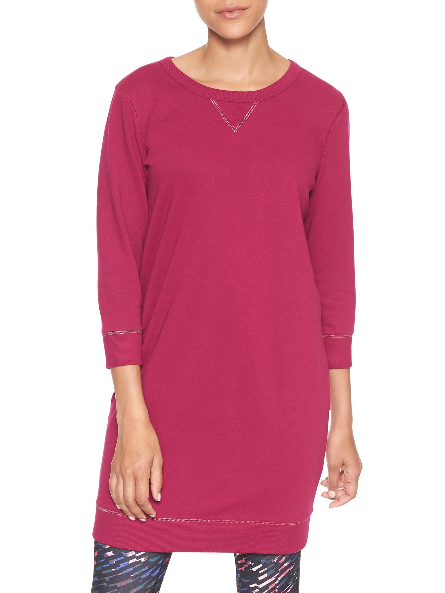 Three-quarter sleeve French terry dress | Gap Factory