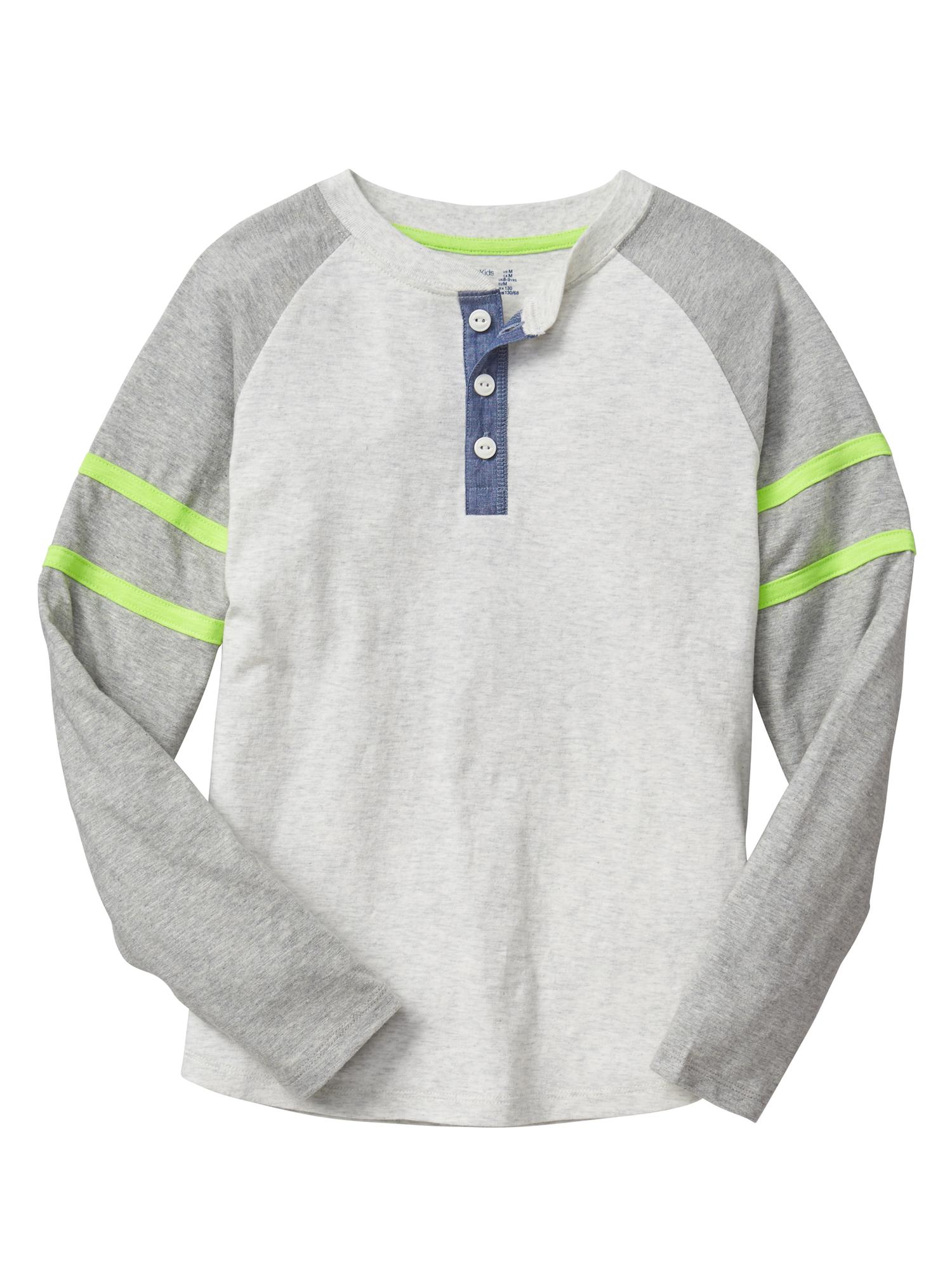 Colorblock slub henley | Gap Factory