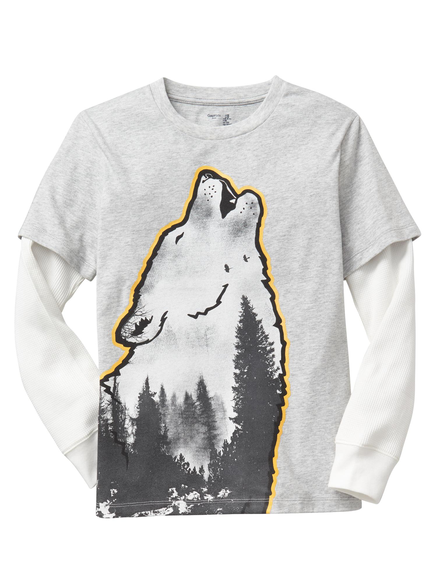 2-in-1 graphic tee | Gap Factory