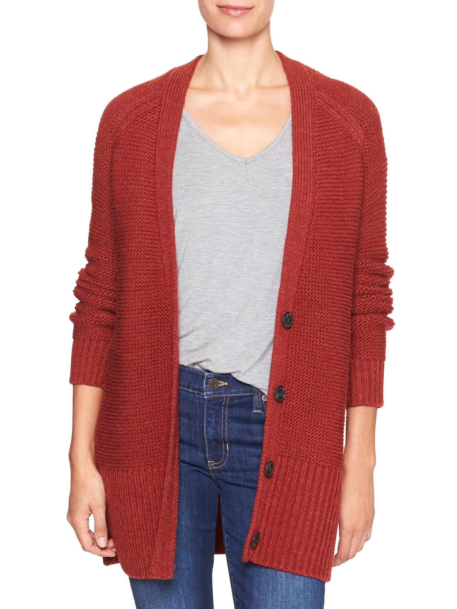 Long raglan cardigan | Gap Factory