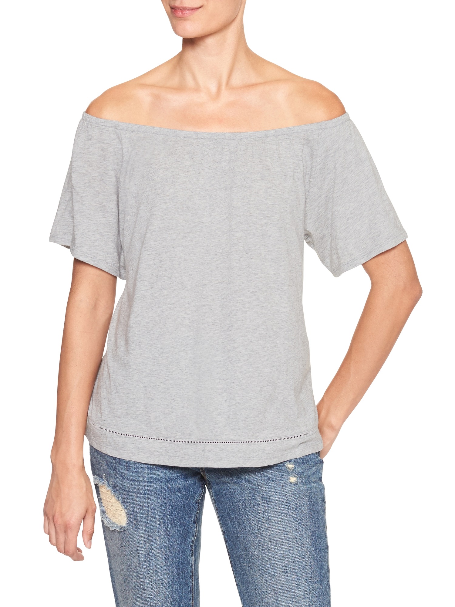 Off-shoulder tee | Gap Factory