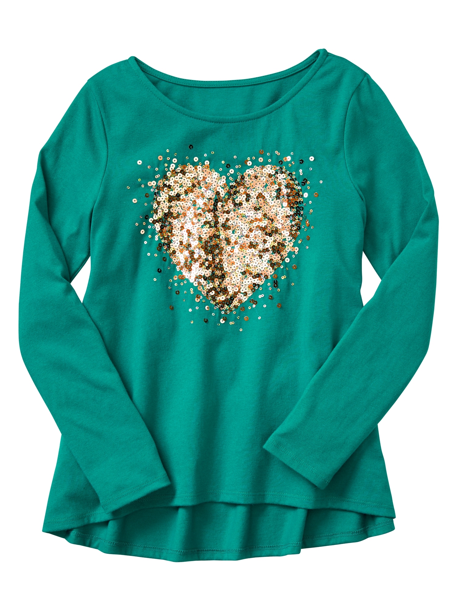 Embellished long-sleeve graphic tee | Gap Factory