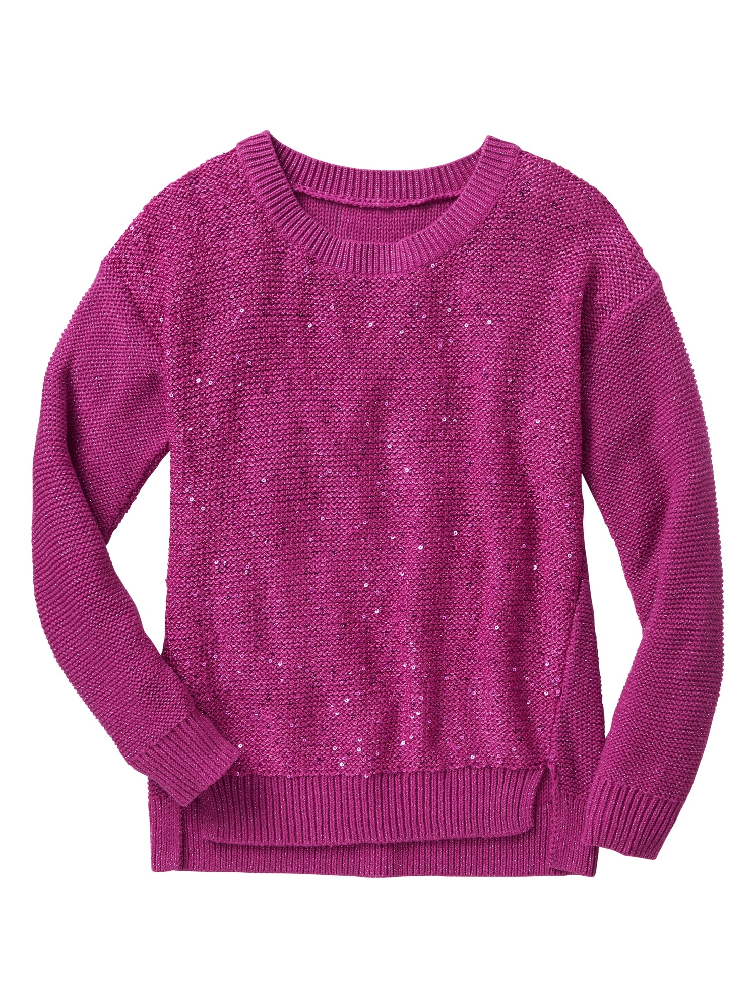 Sequin-panel sweater | Gap Factory