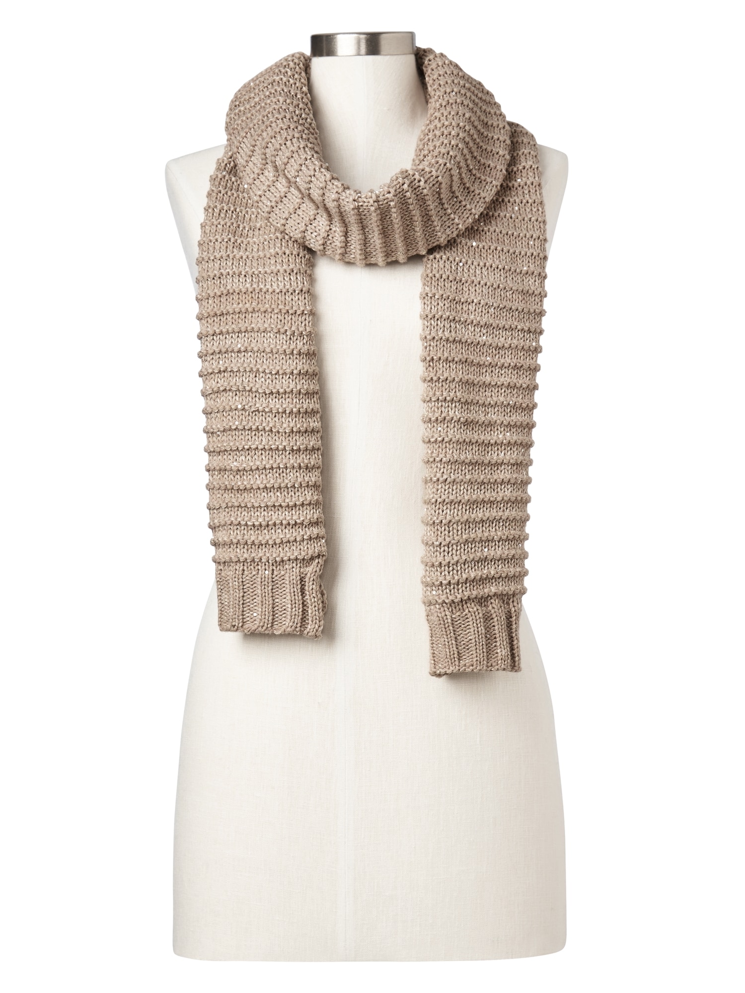 Sequin rib-knit scarf | Gap Factory