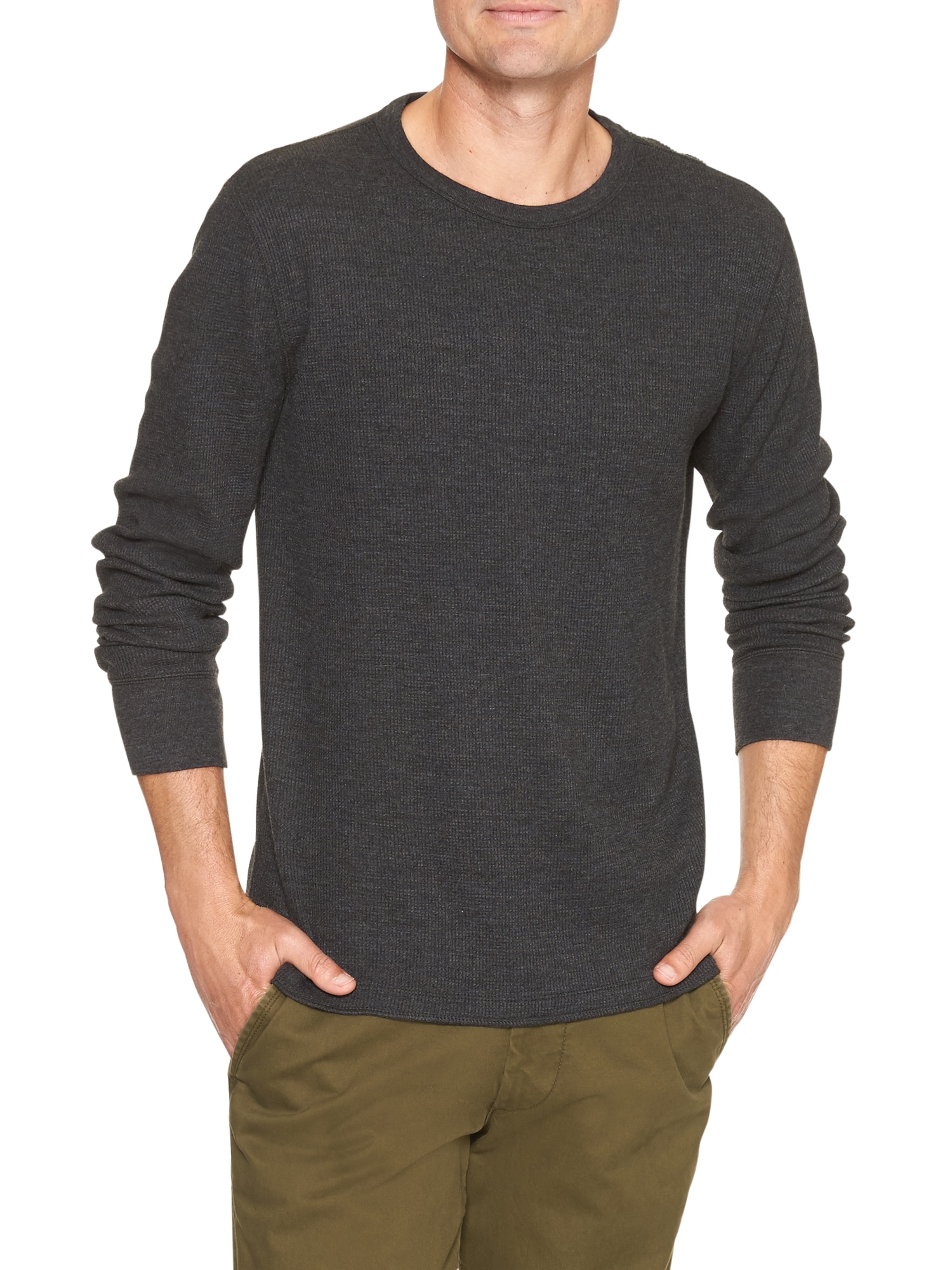 Crewneck thermal tee | Gap Factory