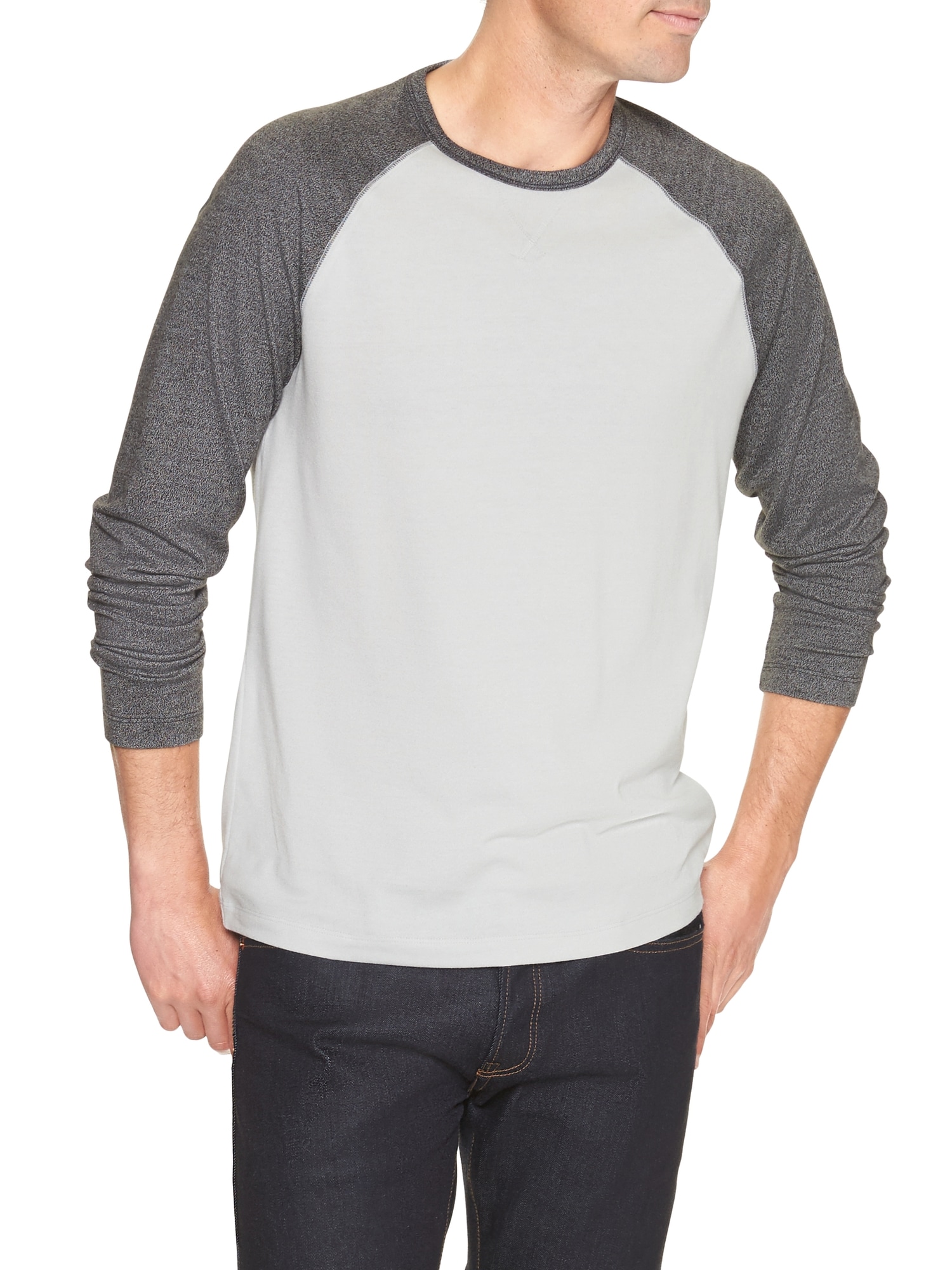 Colorblock raglan long-sleeve tee | Gap Factory