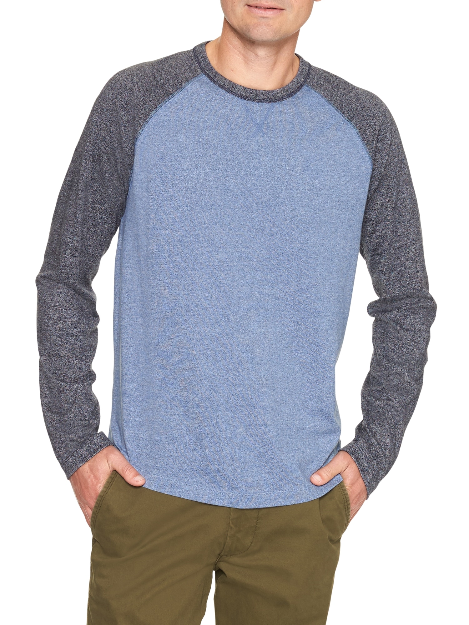 Colorblock raglan long-sleeve tee | Gap Factory