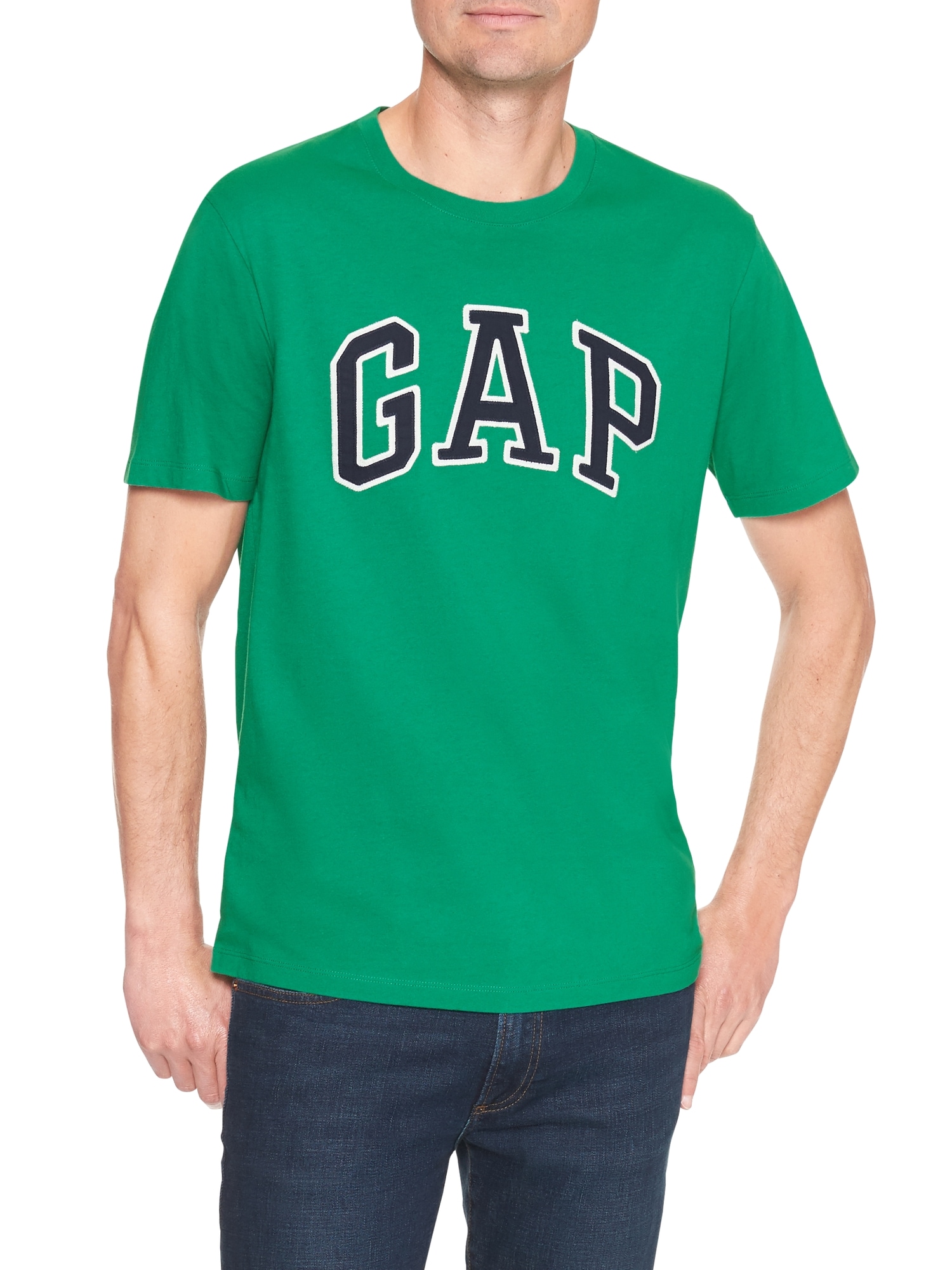 Embroidered Gap Logo T-Shirt In Jersey | Gap Factory