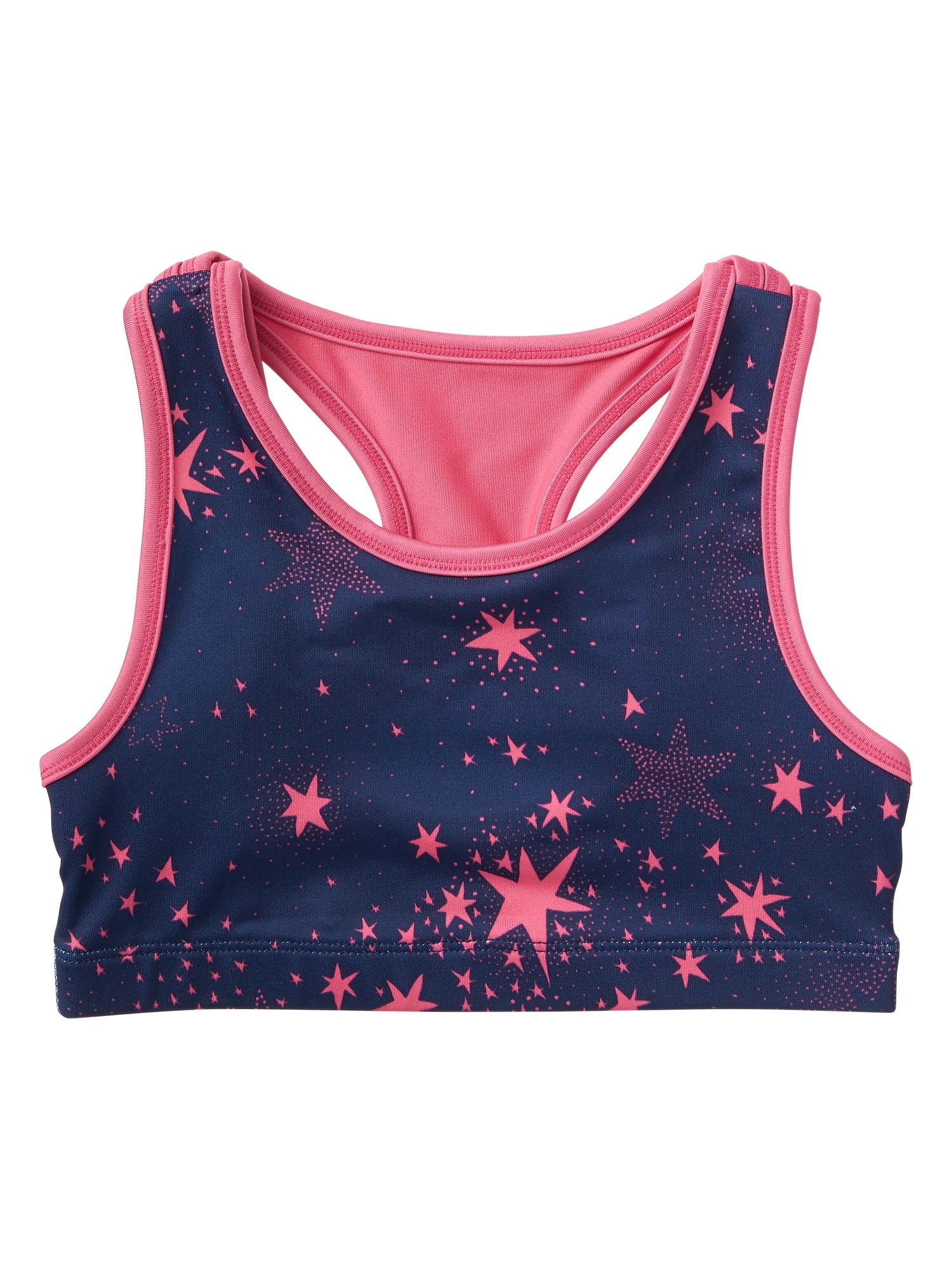 GapFit print racer sports bra | Gap Factory