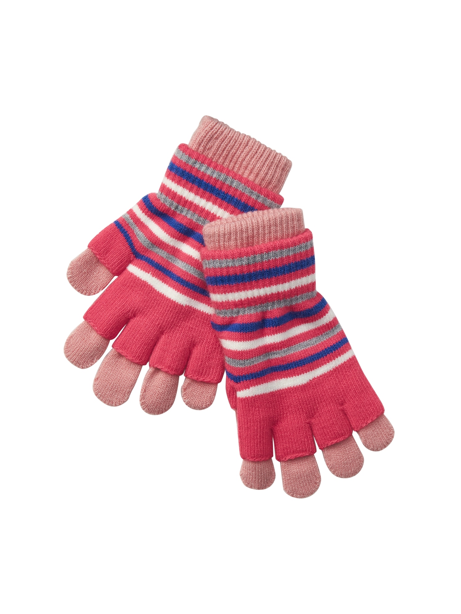 2-in-1 crazy stripe gloves | Gap Factory