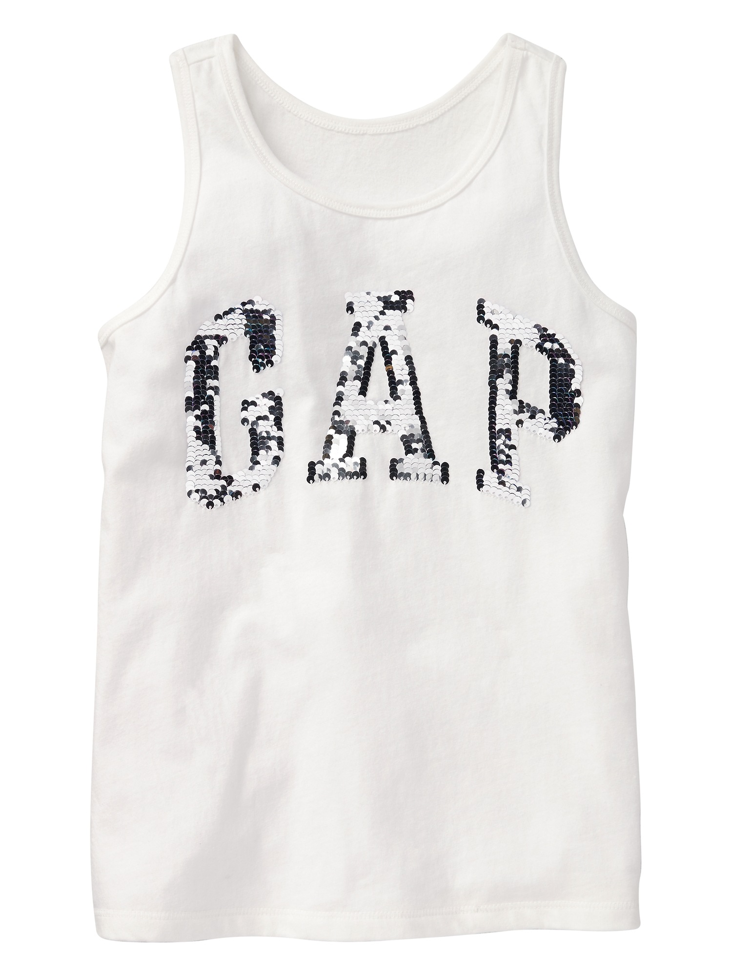 Sequin Logo Tank Top | Gap Factory