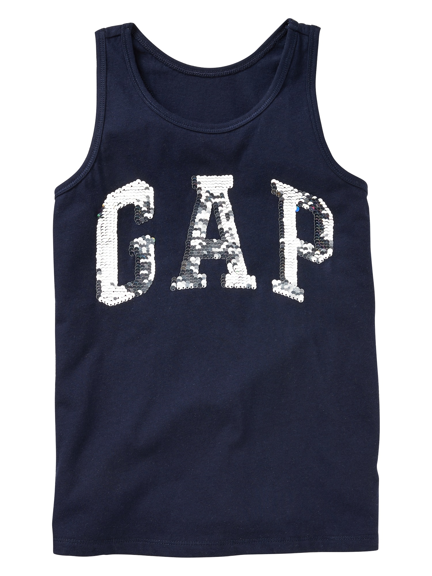 Sequin Logo Tank Top | Gap Factory