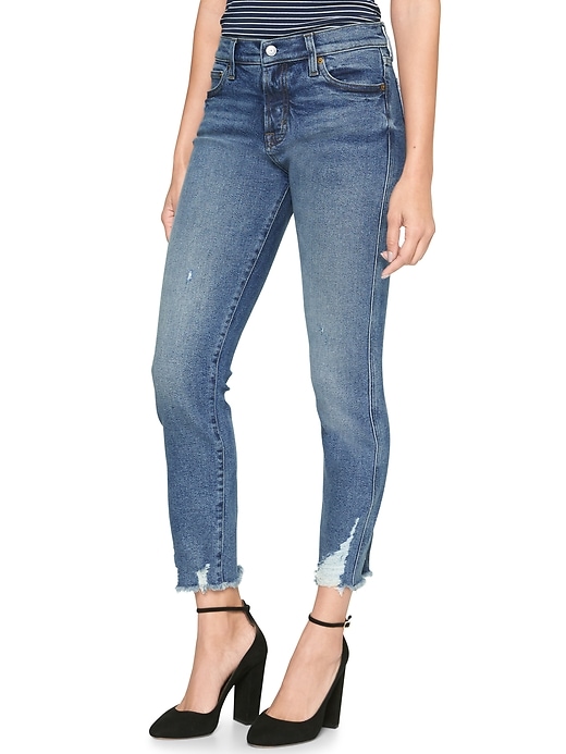 High Rise Slim Straight Cheeky Jeans | Gap Factory