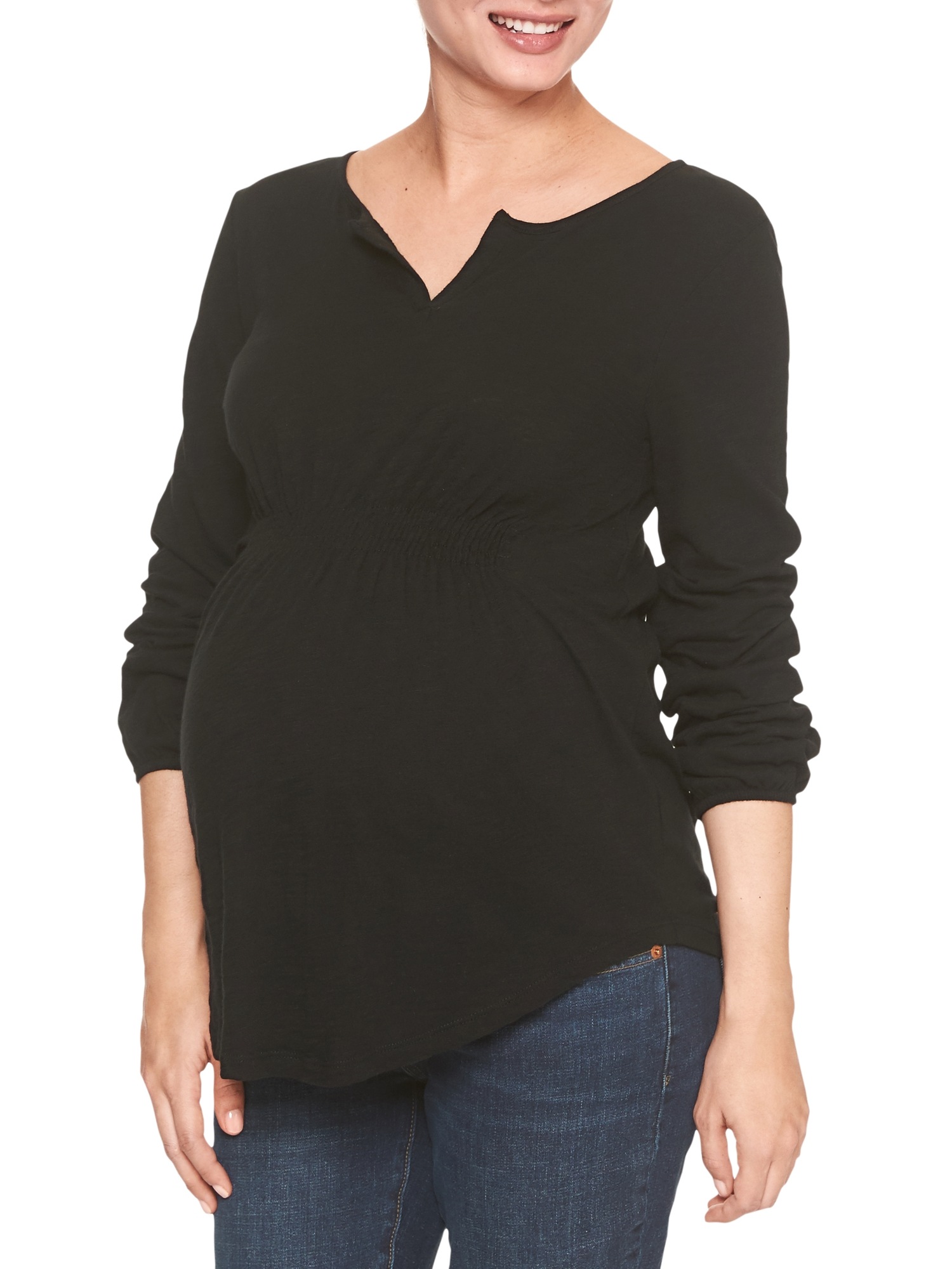 Maternity Smock Top in Slub Jersey | Gap Factory