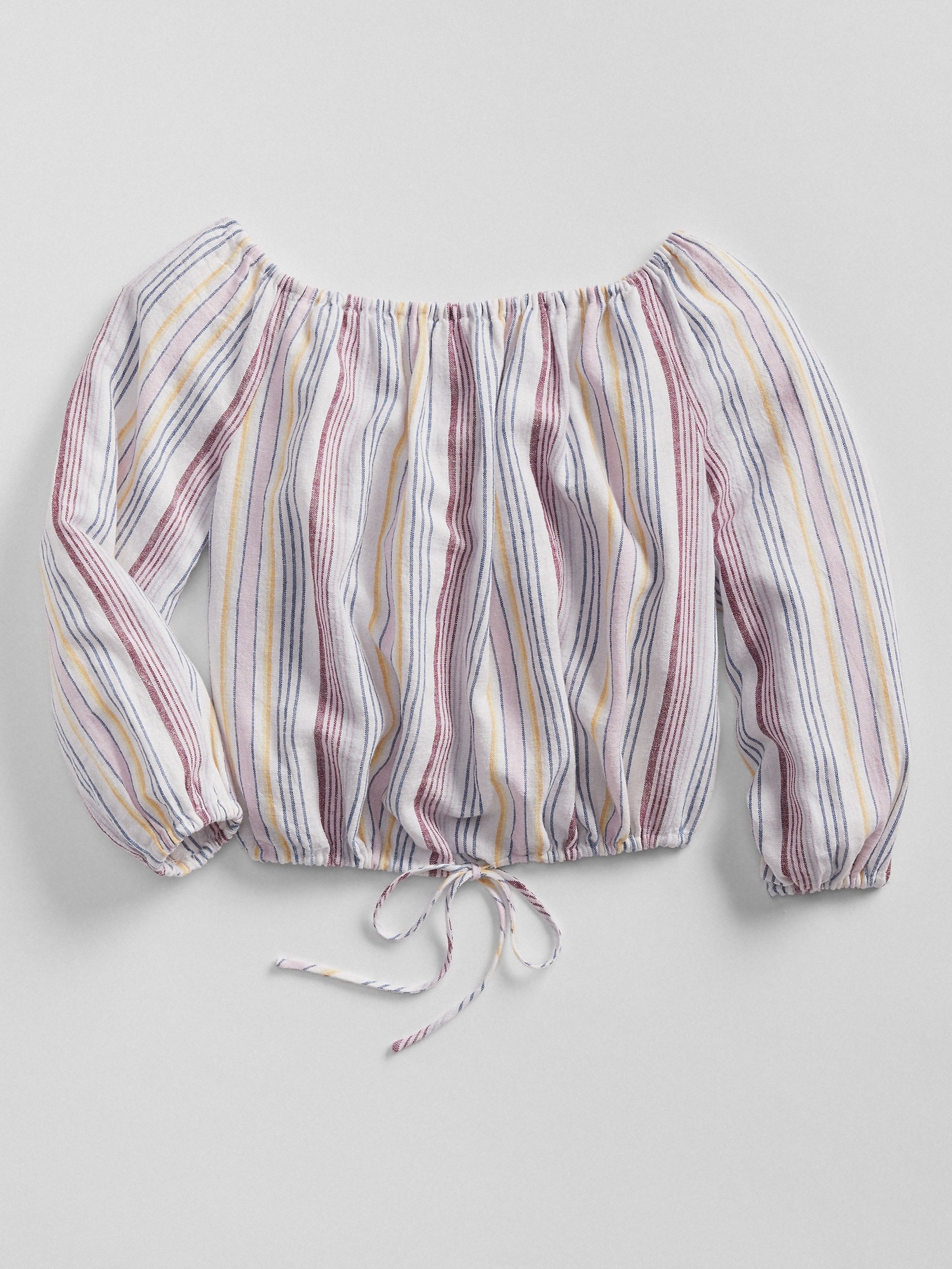 Stripe Off-Shoulder Top | Gap Factory