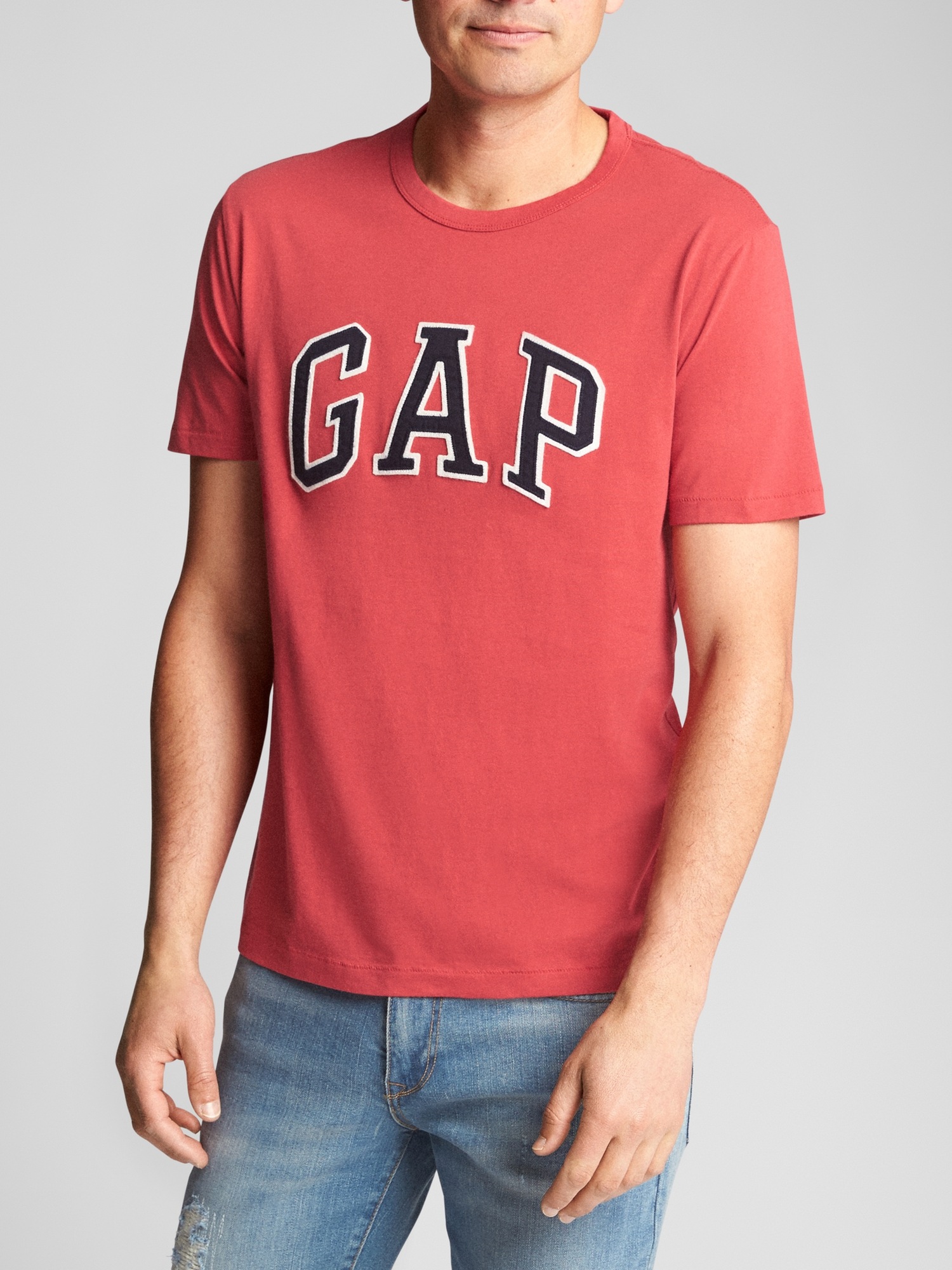 Embroidered Gap Logo T-Shirt In Jersey | Gap Factory