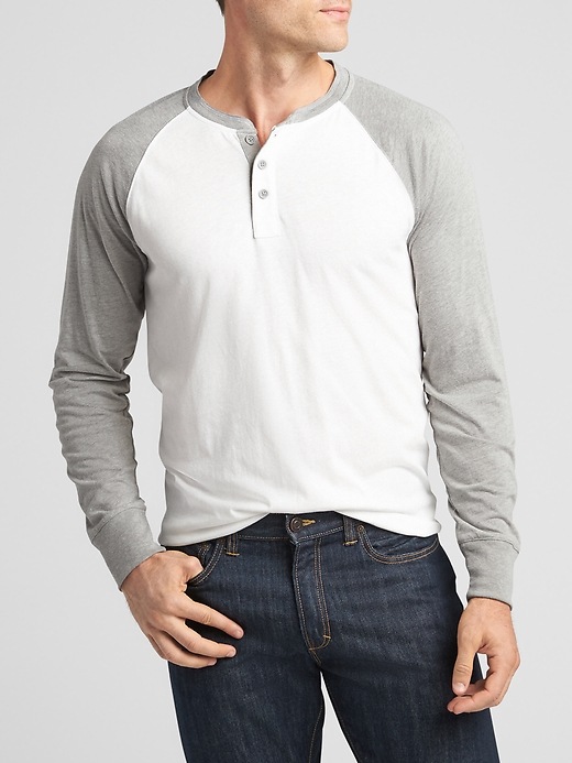 Baseball Henley in Jersey | Gap Factory