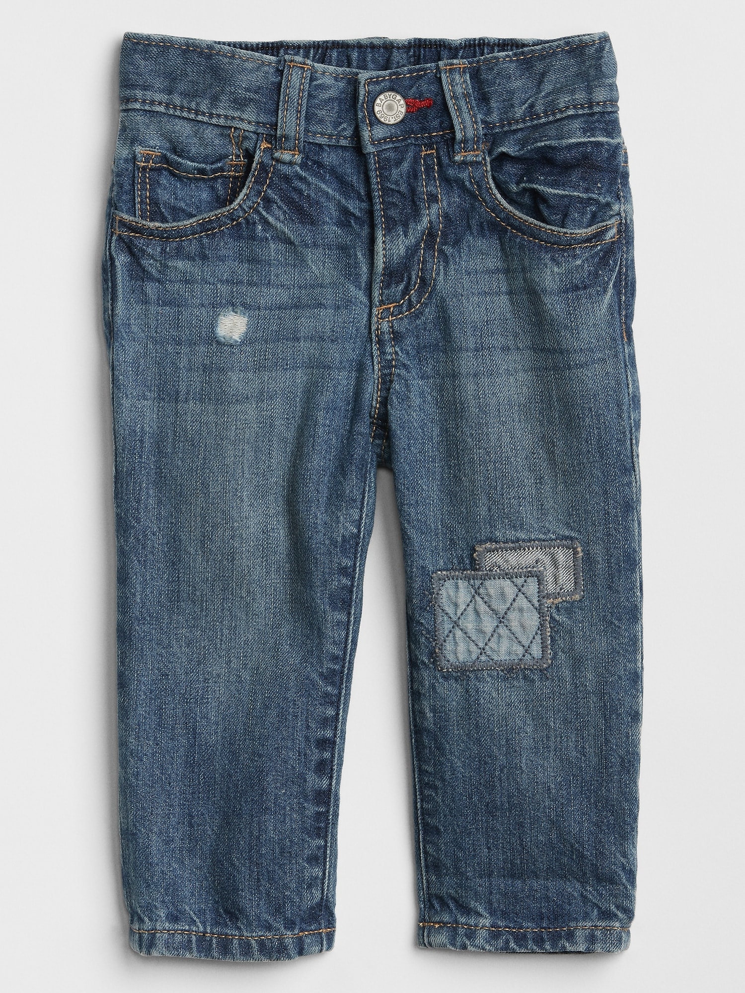 Baby Patch Straight Jeans | Gap Factory