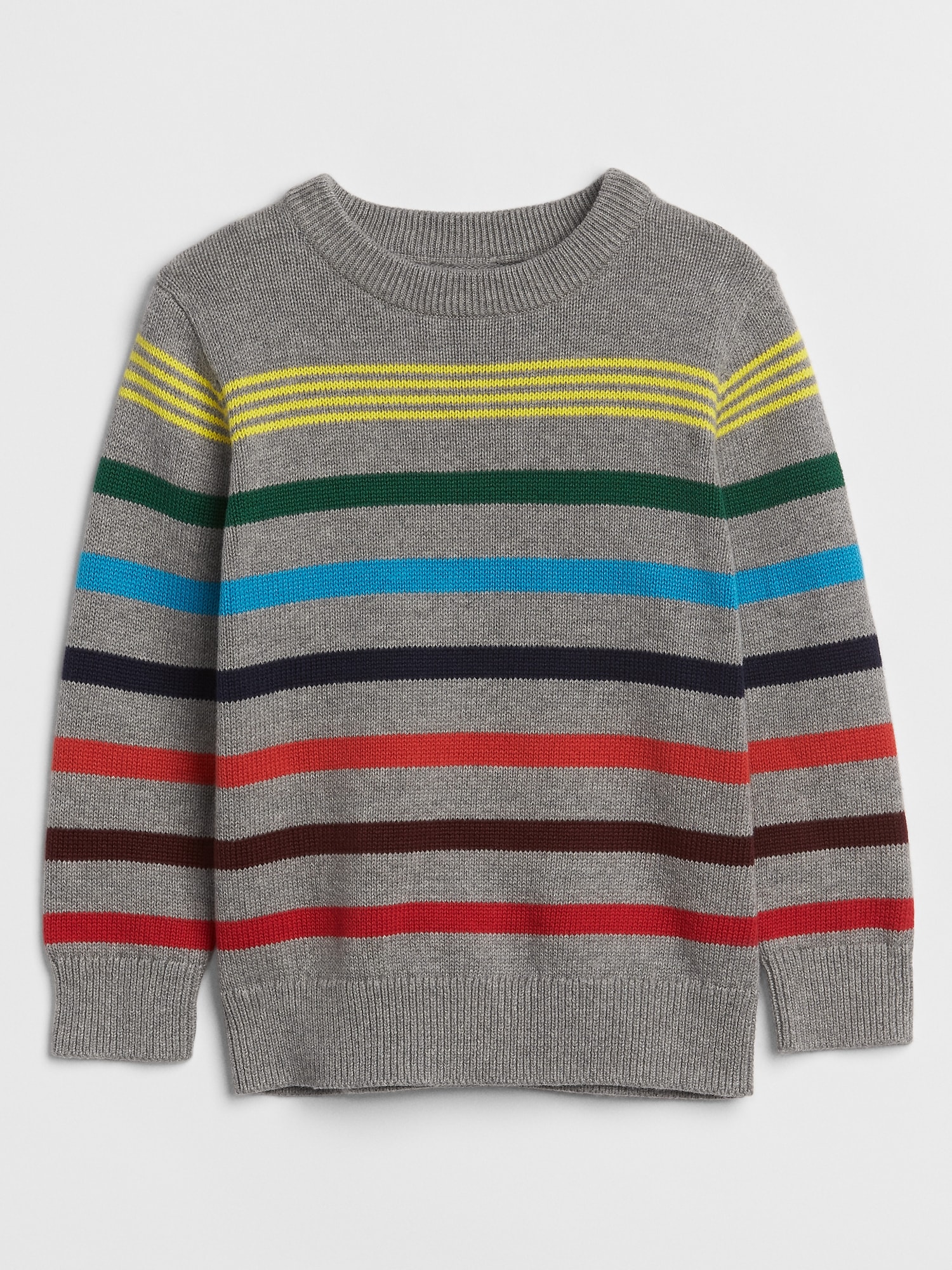 Toddler Crazy Stripes Crewneck Sweater | Gap Factory