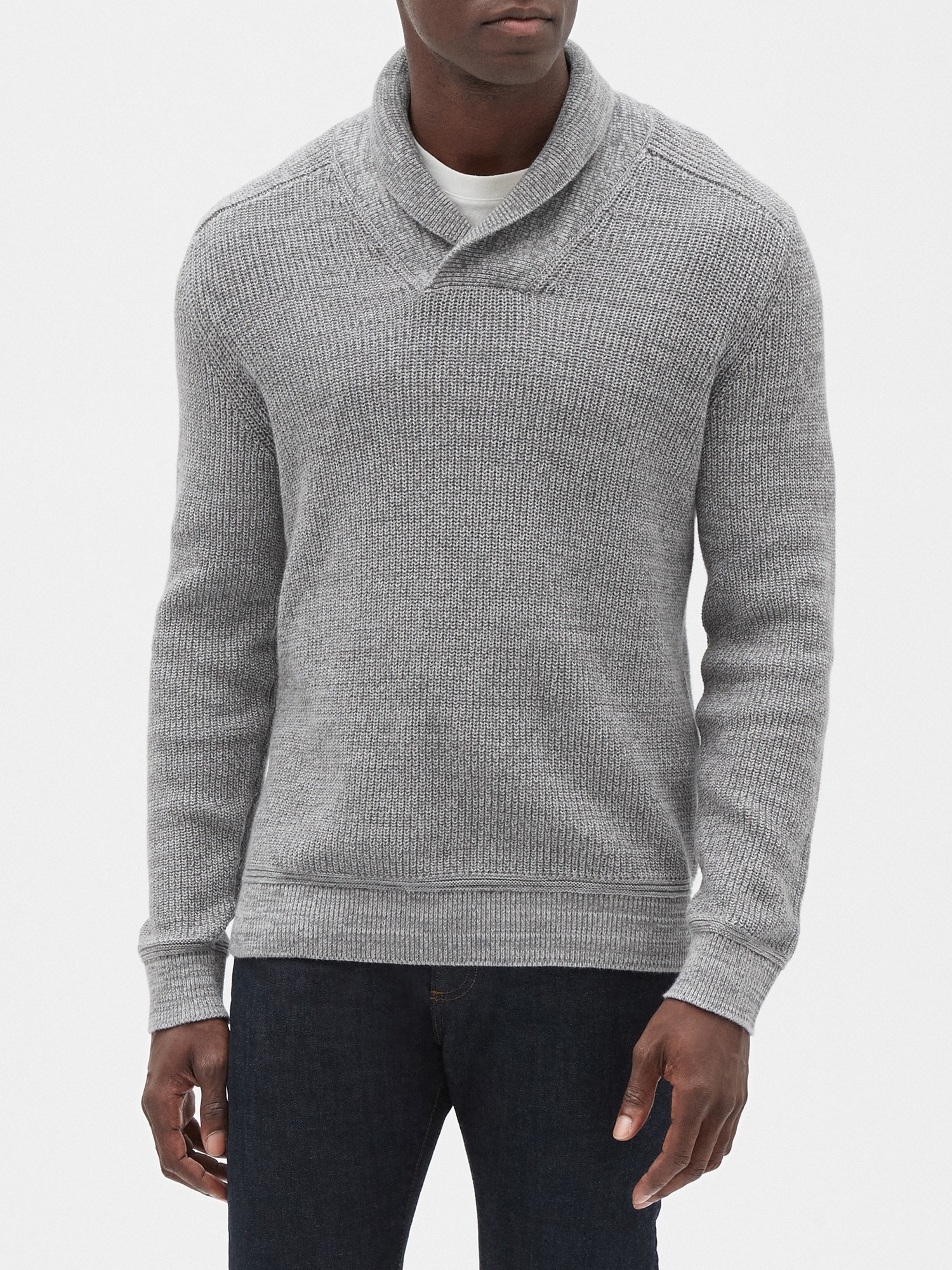 Shawl-Collar Pullover Sweater | Gap Factory
