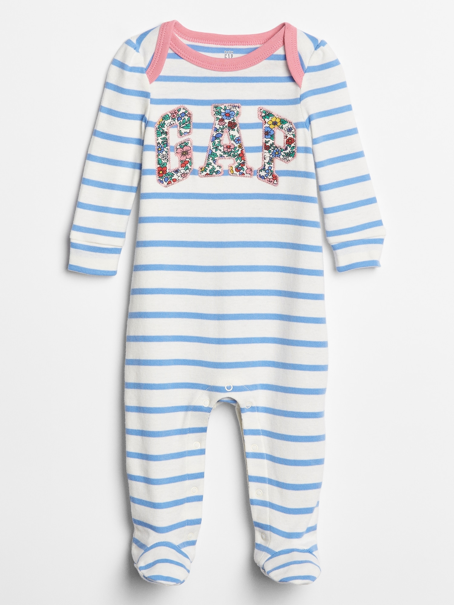 Baby Gap Logo Footed One-Piece | Gap Factory