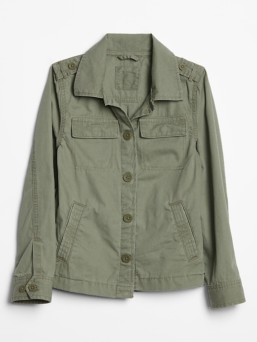 Kids Canvas Shirt Jacket | Gap Factory