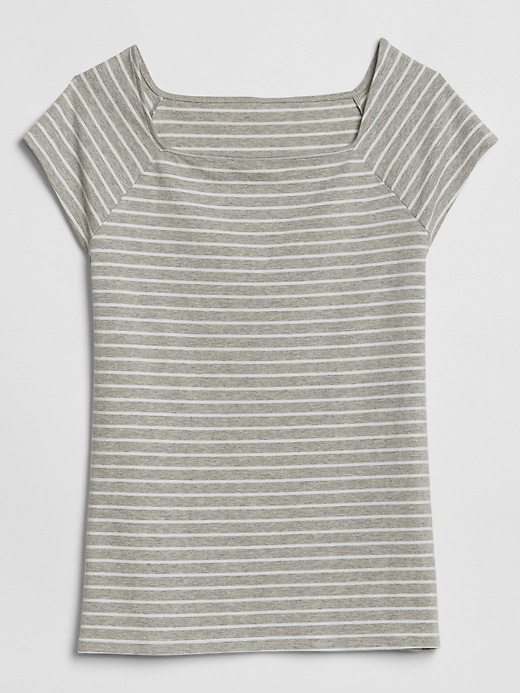 Stripe Square-Neck T-Shirt | Gap Factory