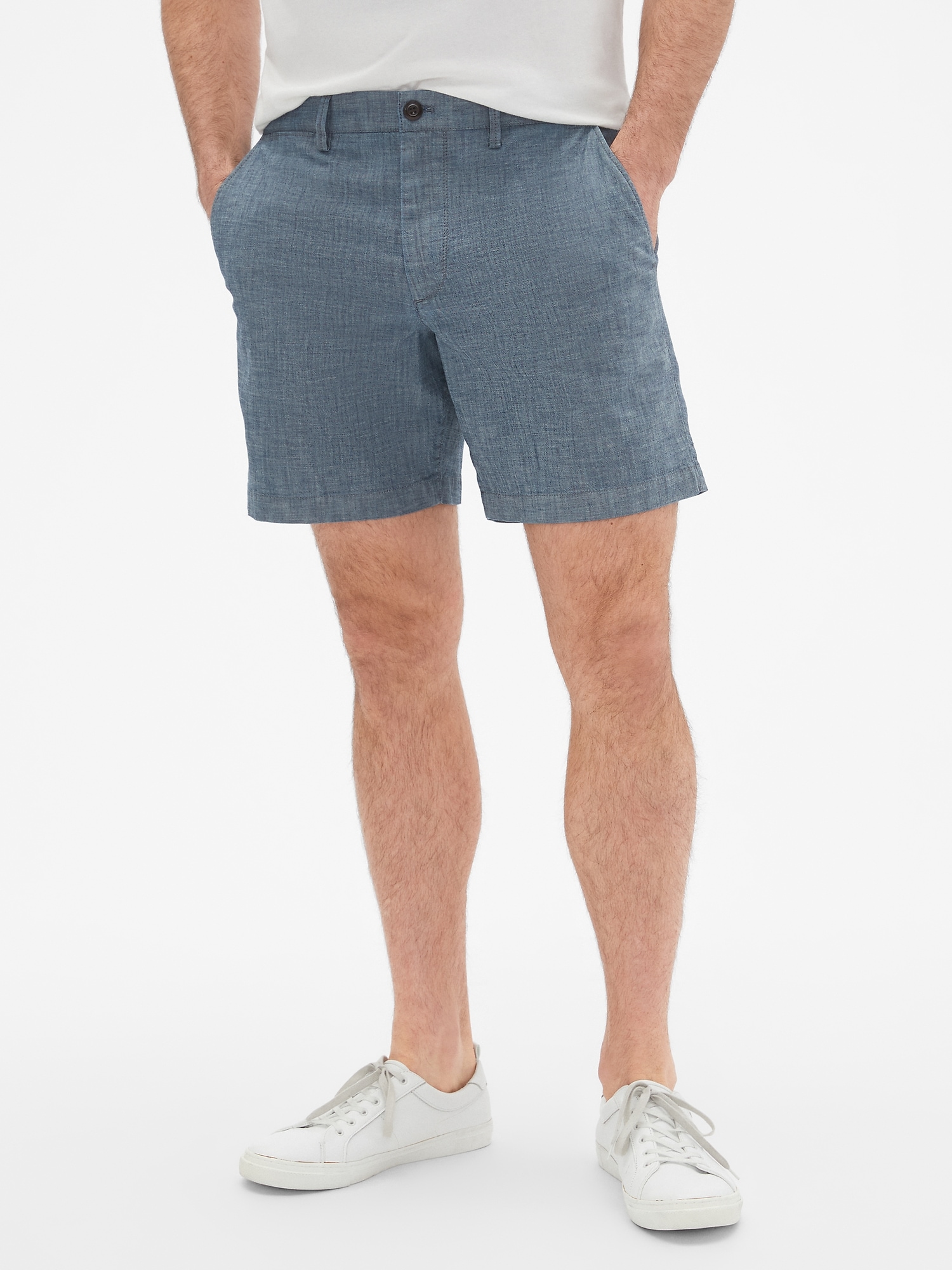 7" Chambray Shorts | Gap Factory