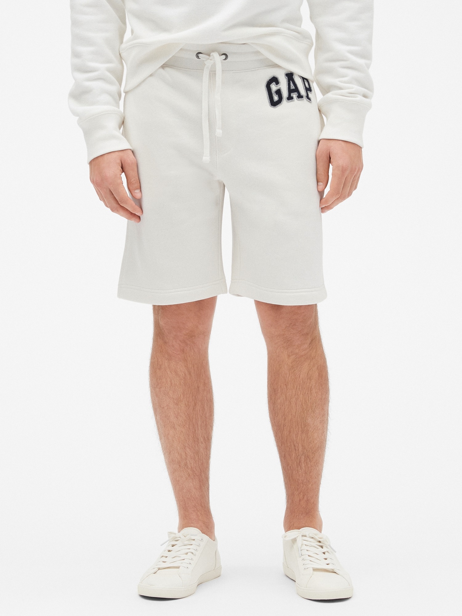 Gap Logo Fleece Drawstring Shorts | Gap Factory