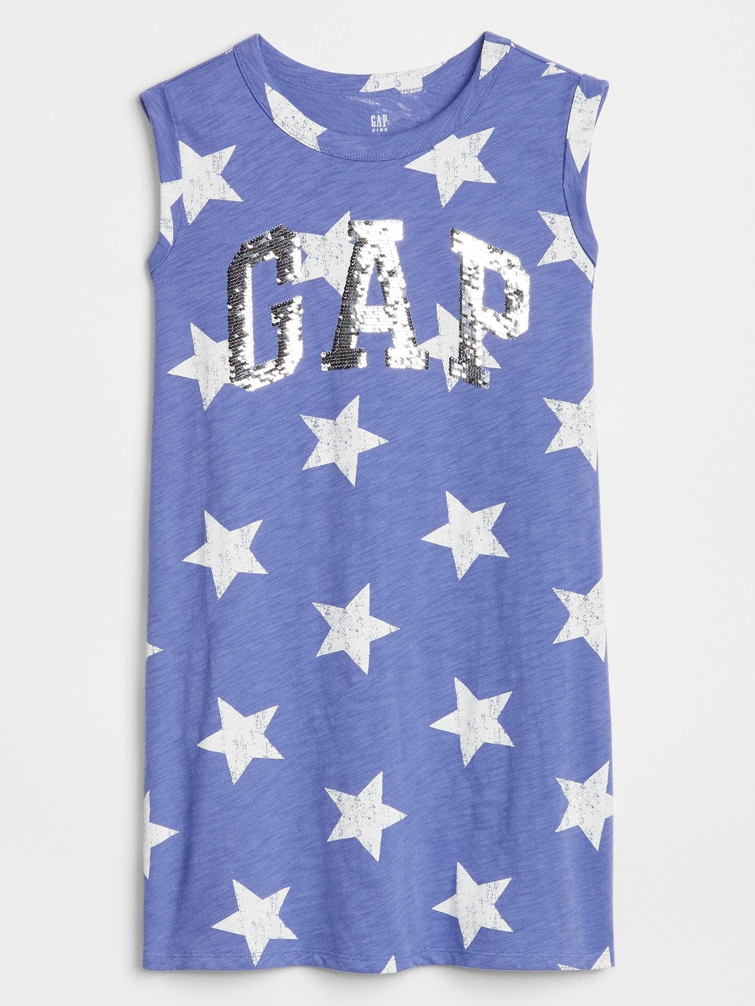 Kids Flippy Sequin Gap Logo Tank Dress | Gap Factory