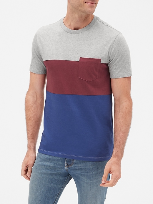 Colorblock Pocket T-Shirt | Gap Factory
